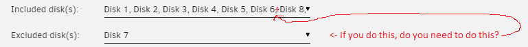 Shares; Included disk(s) VS Excluded disk(s) - General Support - Unraid