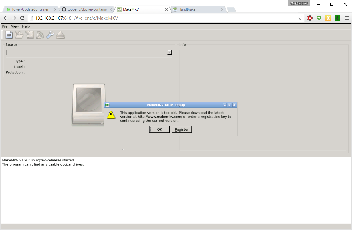 [support] MakeMKV-RDP container Deprecated - Page 4 - Docker Containers ...
